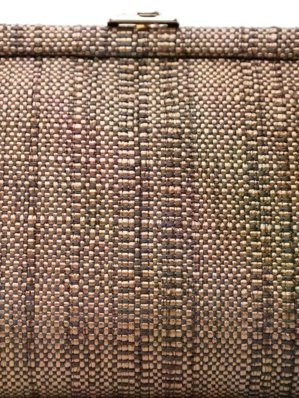 JIMMY CHOO Skylar Woven Clutch Bag