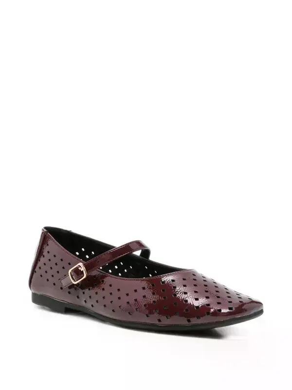 LINDA BAUMANN Perforated Ballet Flats