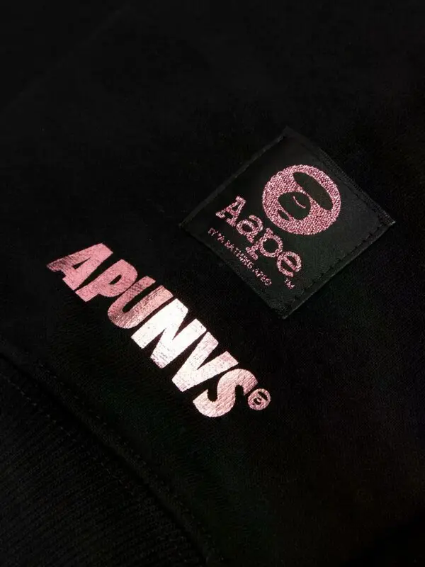 AAPE BY *A BATHING APE Camo-panel Quarter-zip Hoodie