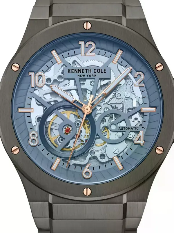 KENNETH COLE Skeleton-dial 42mm Watch