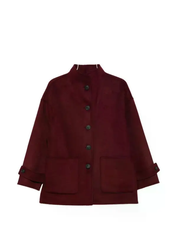 THE DYNAMIS STUDIO Button-up Wool Coat