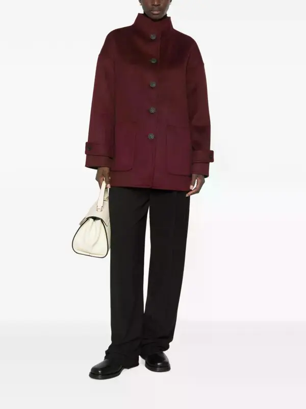 THE DYNAMIS STUDIO Button-up Wool Coat
