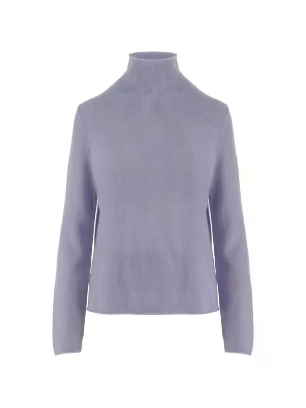 ALLUDE Long Sleeve Sweater - Purple