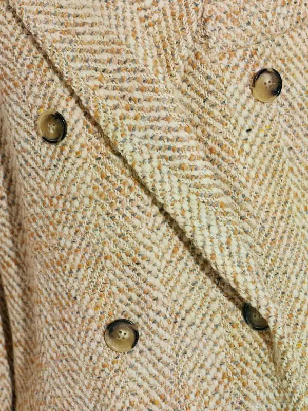 MARANT ETOILE Pilda Herringbone Double-breasted Coat