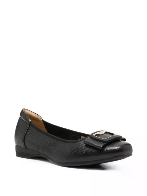 LINDA BAUMANN Buckle-detail Ballet Flats