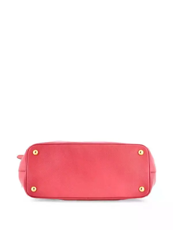 Prada Double Zip Lux Saffiano Leather Medium Tote Bag
