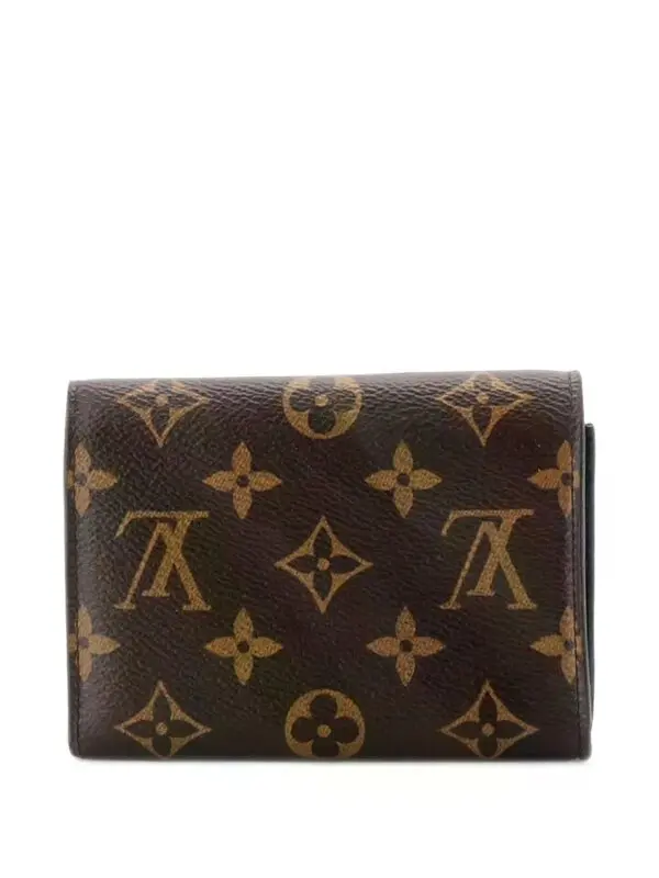 LOUIS VUITTON Flower Wallet Monogram Canvas Compact Small Wallets