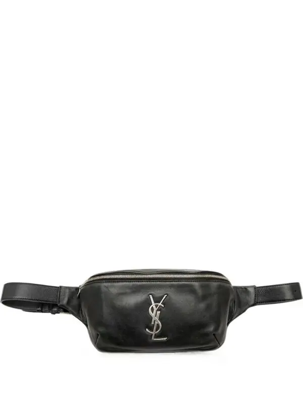 Saint Laurent 2022 Smooth Calfskin Monogram Belt Bag