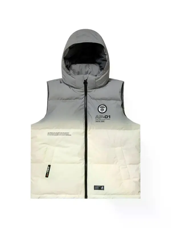AAPE BY *A BATHING APE Moonface Hooded Down Vest