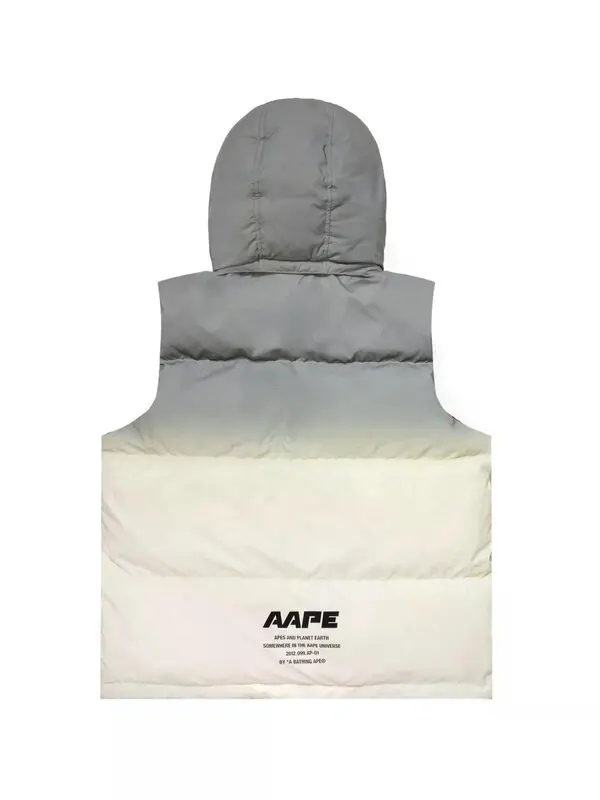 AAPE BY *A BATHING APE Moonface Hooded Down Vest