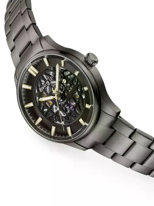 KENNETH COLE Skeleton-dial .5mm Watch