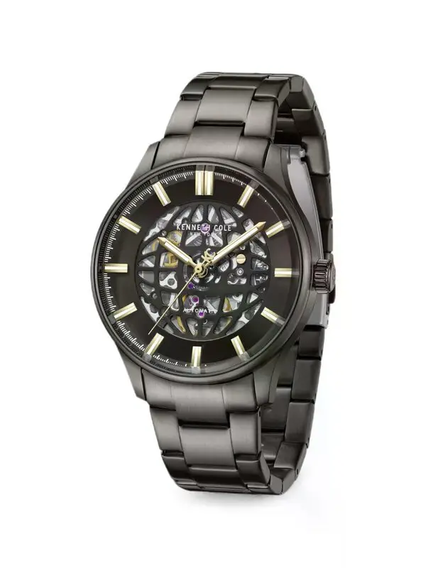 KENNETH COLE Skeleton-dial .5mm Watch