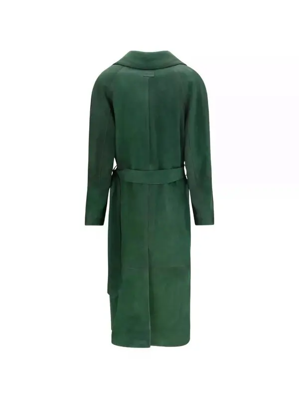 VALSTAR Double-breasted Belted Trench Coat