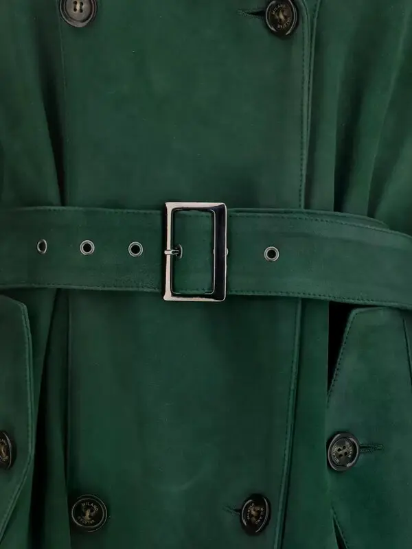 VALSTAR Double-breasted Belted Trench Coat