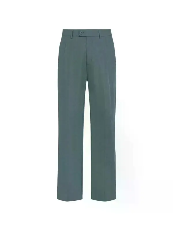 PERCIVAL Pleated Straight-leg Trousers