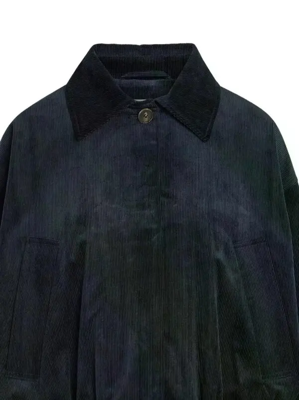 RÓHE Corduroy Elasticated Hem Jacket - Blue