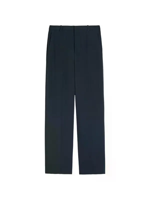 Vince Belt-loops Pressed-crease Trousers