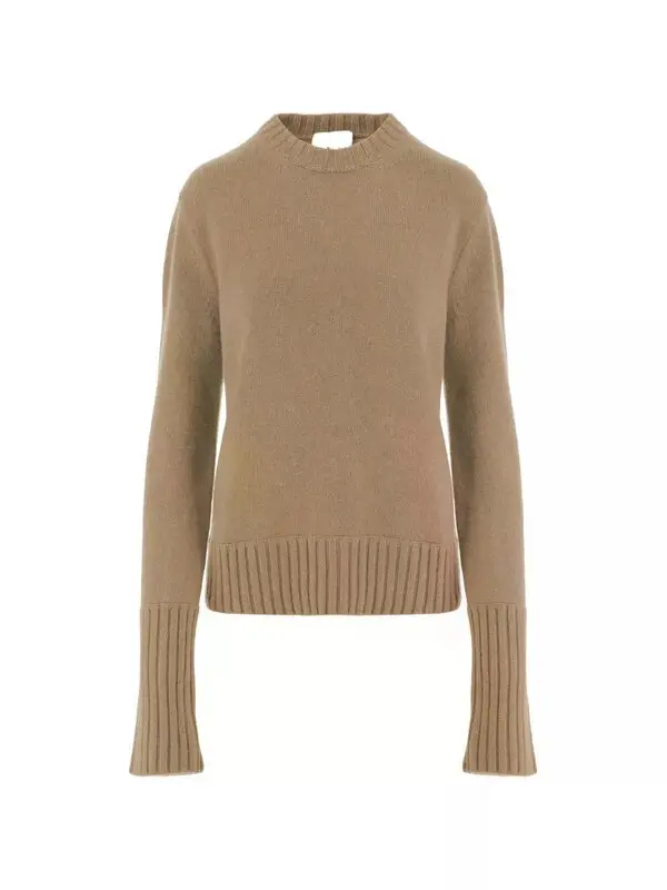 SA SU PHI Ribbed-trim Cashmere Sweater