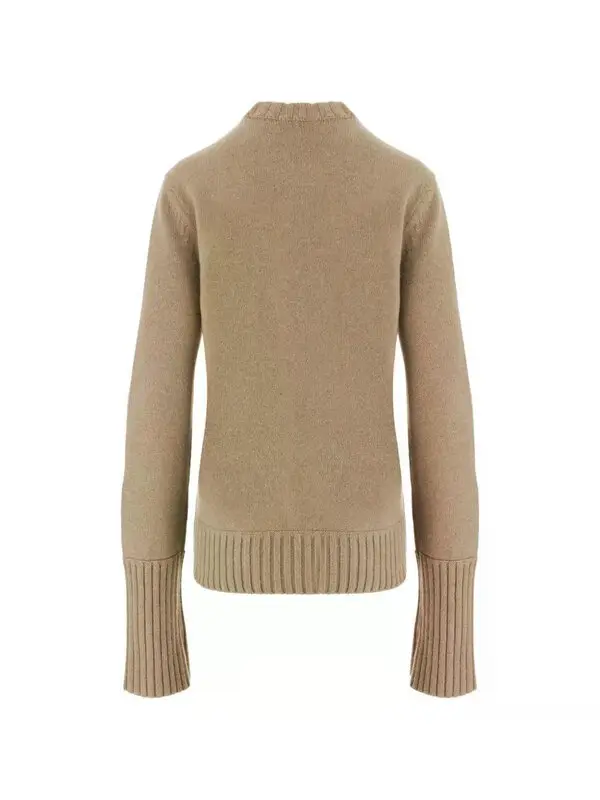 SA SU PHI Ribbed-trim Cashmere Sweater