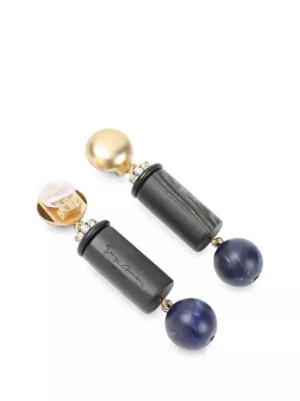 Giorgio Armani Crystal-embellished Drop Earrings