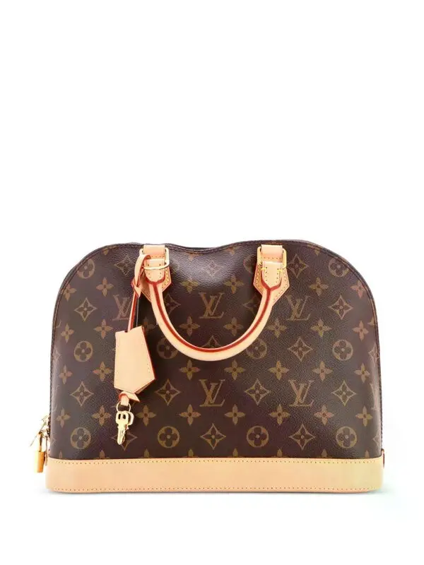LOUIS VUITTON Monogram Canvas Alma Pm Satchel Handbag - Brown