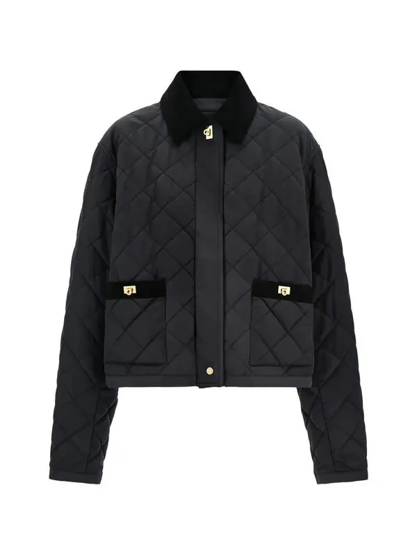 FERRAGAMO Padded Blouson Jacket - Black
