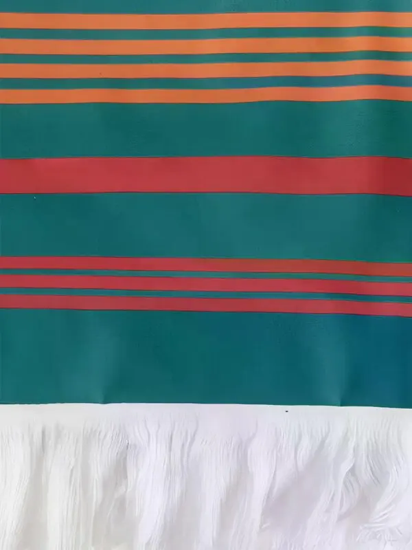 Etro Double-sided Fringed Beach Towel - Green