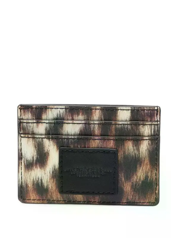 Marc Jacobs Animal-pattern Card Holder - Neutrals