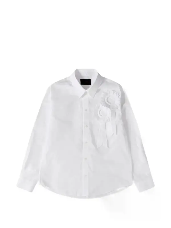 Simone Rocha Ruffle Rosette Shirt