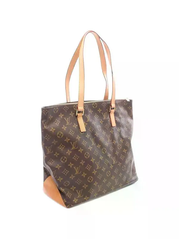 LOUIS VUITTON 2002 Monogram Cabas Mezzo Tote Bag