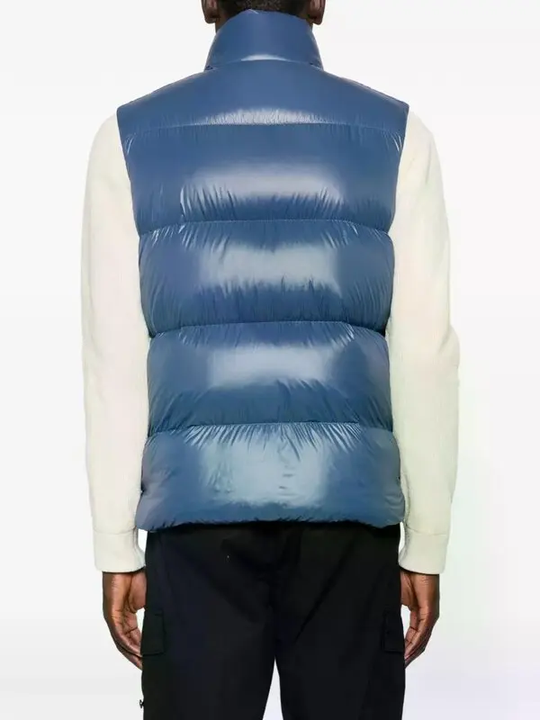 Moncler Belice Quilted Gilet With Logo Patch