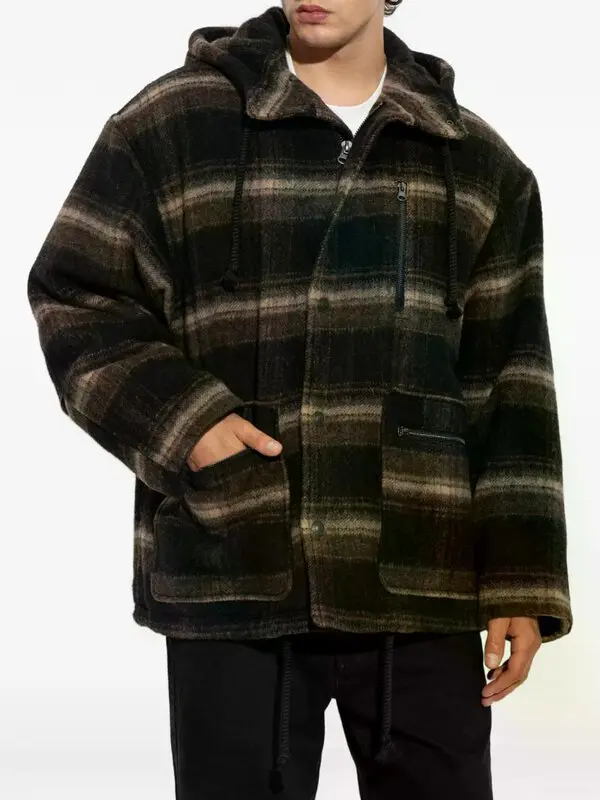 MARANT Kiril Checkered Hooded Jacket
