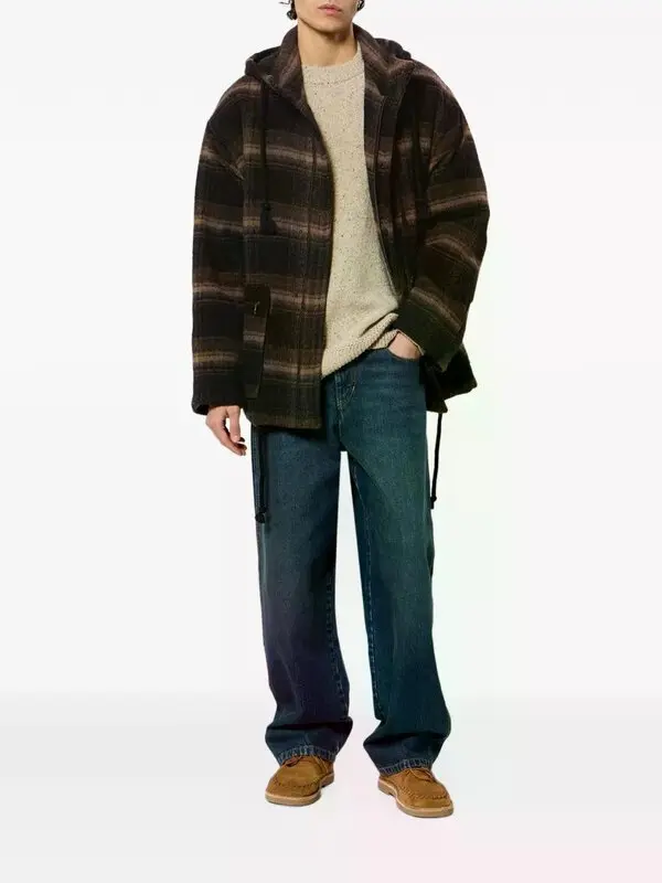 MARANT Kiril Checkered Hooded Jacket
