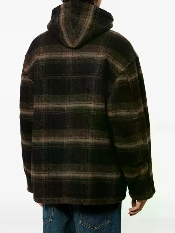 MARANT Kiril Checkered Hooded Jacket