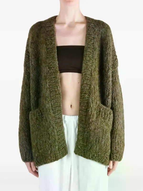 CASEY CASEY Elsa Chunky Knit Cardigan - Green