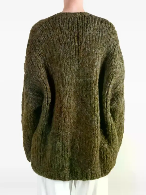 CASEY CASEY Elsa Chunky Knit Cardigan - Green