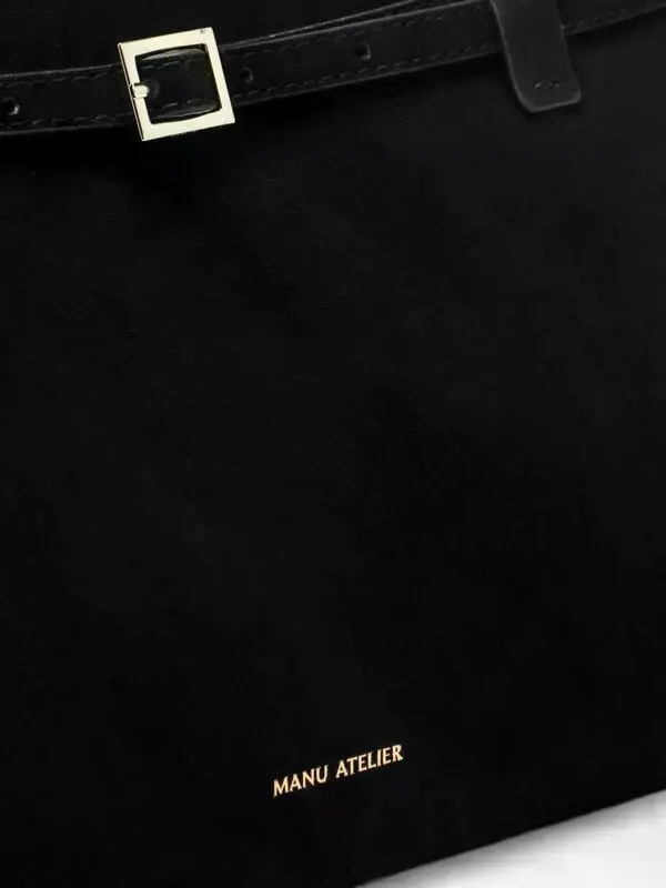Manu Atelier 35 Le Cambon Buckled Tote Bag