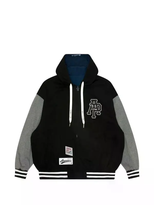 AAPE BY *A BATHING APE Reversible Logo-print Hooded Jacket