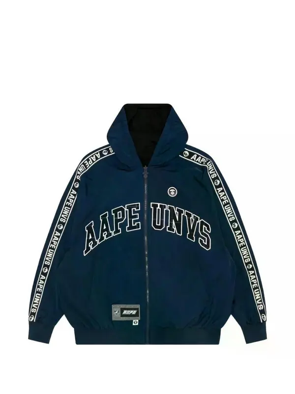 AAPE BY *A BATHING APE Reversible Logo-print Hooded Jacket