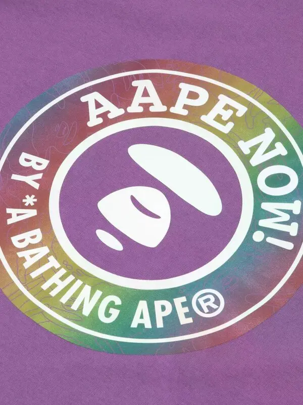 AAPE BY *A BATHING APE Moonface Gradient-print T-shirt