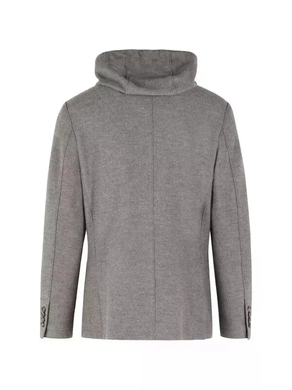 Eleventy Hooded Single-breasted Blazer