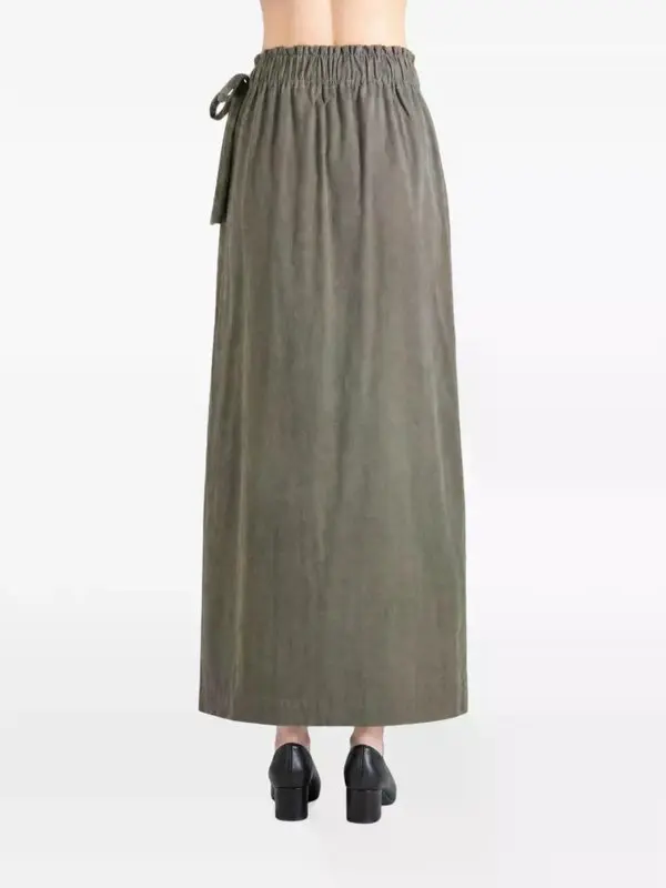 CASEY CASEY Wrap-style Drawstring Midi Skirt
