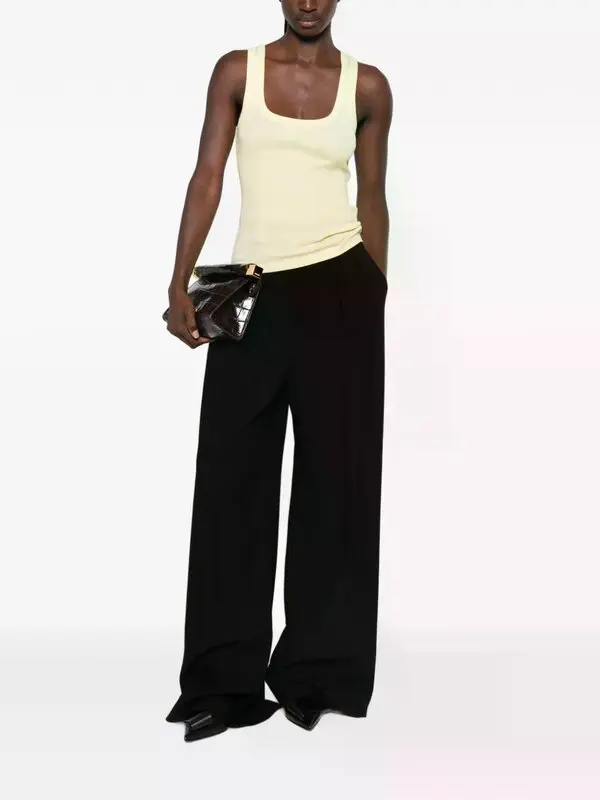 Jacquemus Ribbed-knit Logo-patch Vest