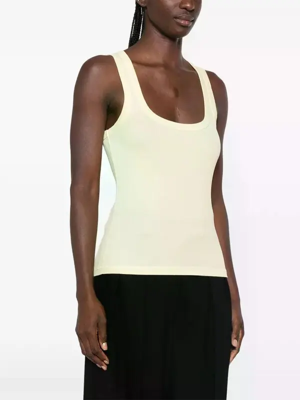 Jacquemus Ribbed-knit Logo-patch Vest