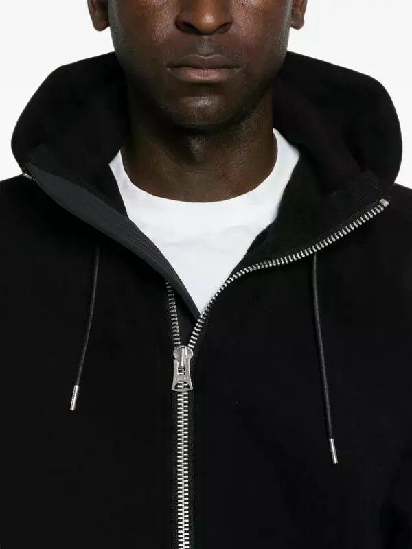 Sacai Zip-up Drawstring Hoodie