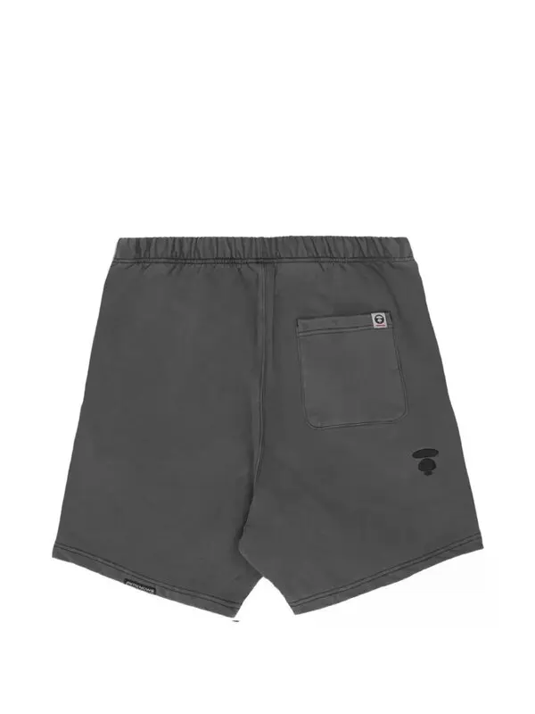 AAPE BY *A BATHING APE Moonface Patch Sweat Shorts - Grey
