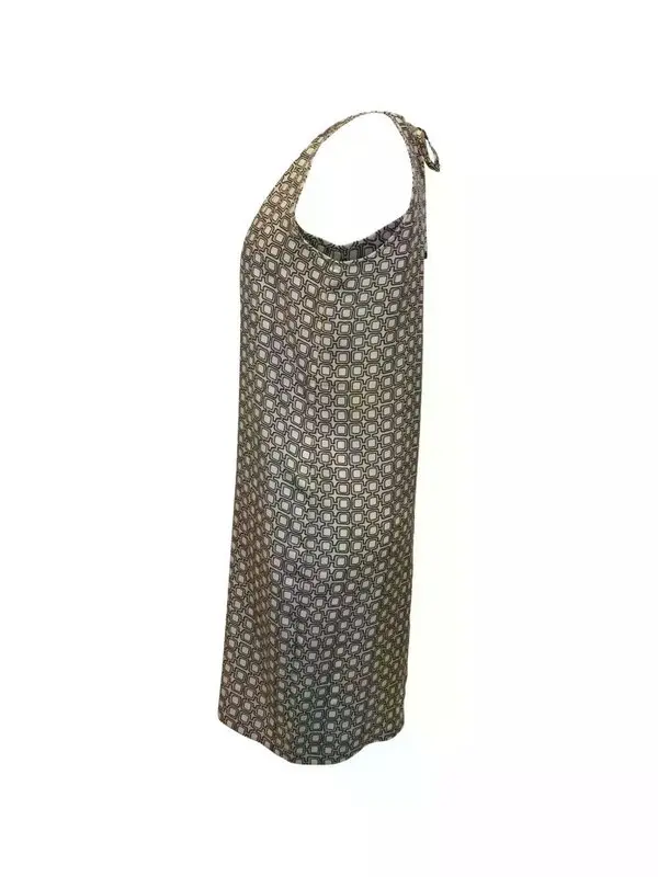 Max Mara Geometric-print Halter Dress
