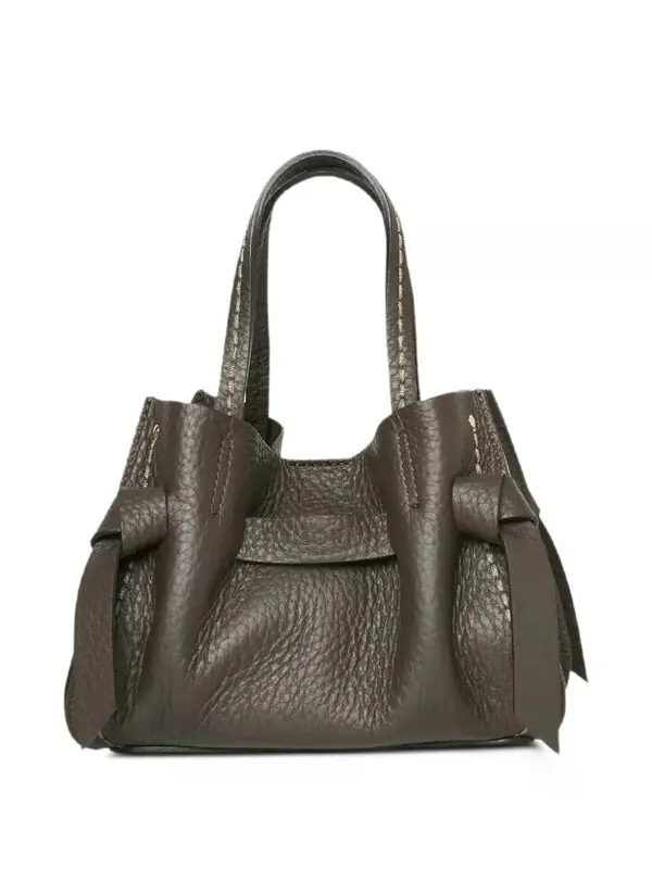 VISONA` Visona Vittorina Leather Tote Bag