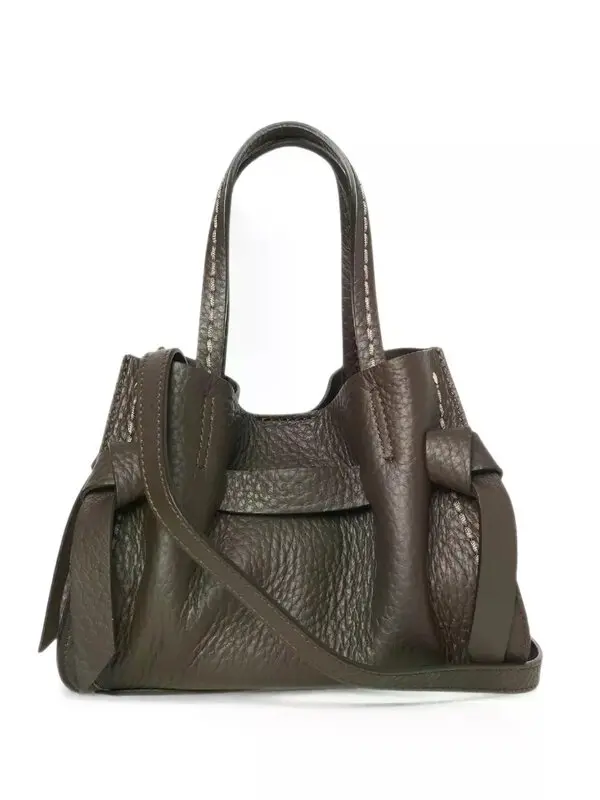 VISONA` Vittorina Leather Tote Bag