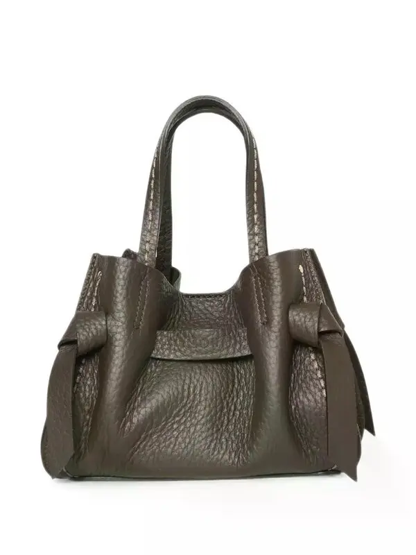 VISONA` Vittorina Leather Tote Bag